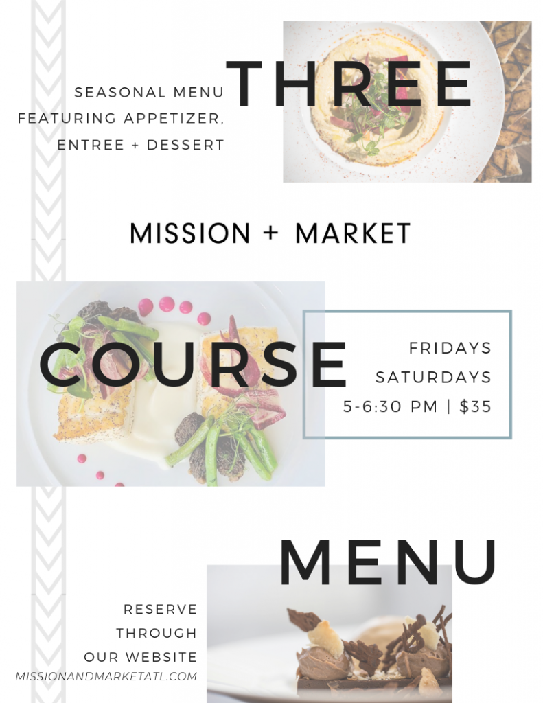 Take a Seat and Settle In – It’s Time For A Three Course Meal at ...